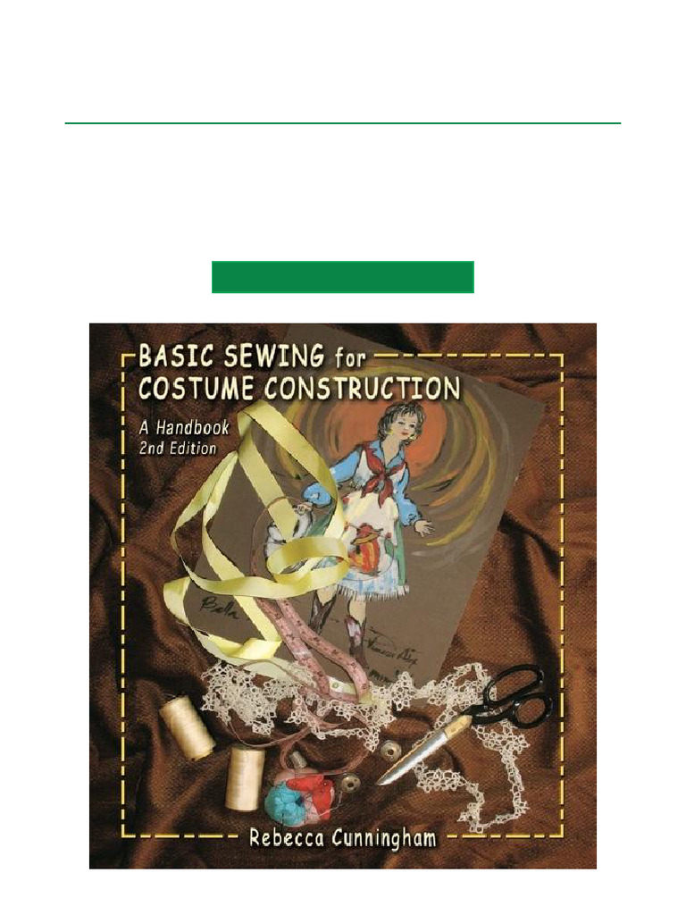 Basic Sewing for Costume Construction | PDF