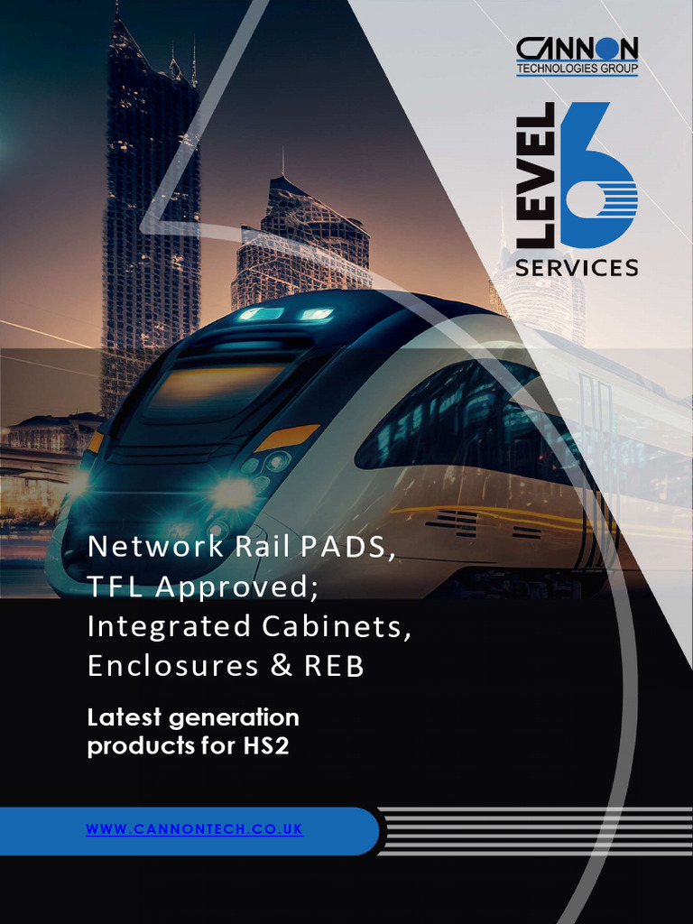 CANNON LEVEL 6 - COMMS & NETWORK RACK OPTIONS - Full | PDF | Rail Transport