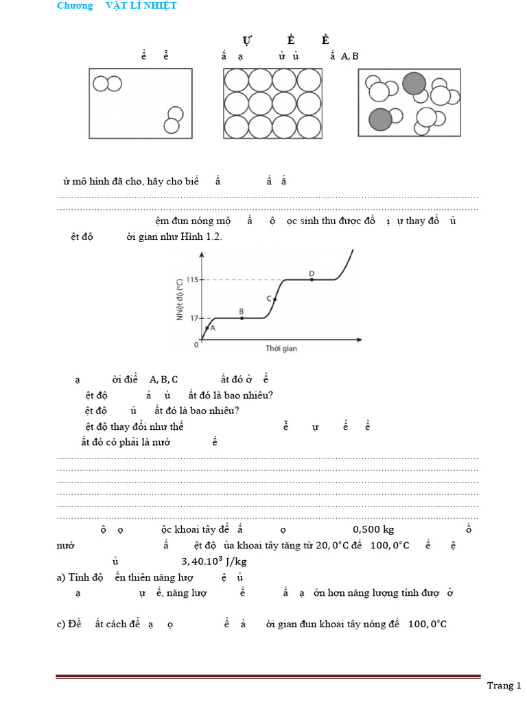 Bd Hsg -Vl12- Kt2- Bài 1. Sự Chuyển Thể | PDF