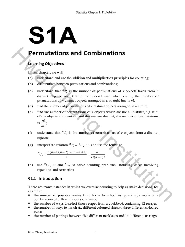 Stats Chapter 1 Notes | PDF