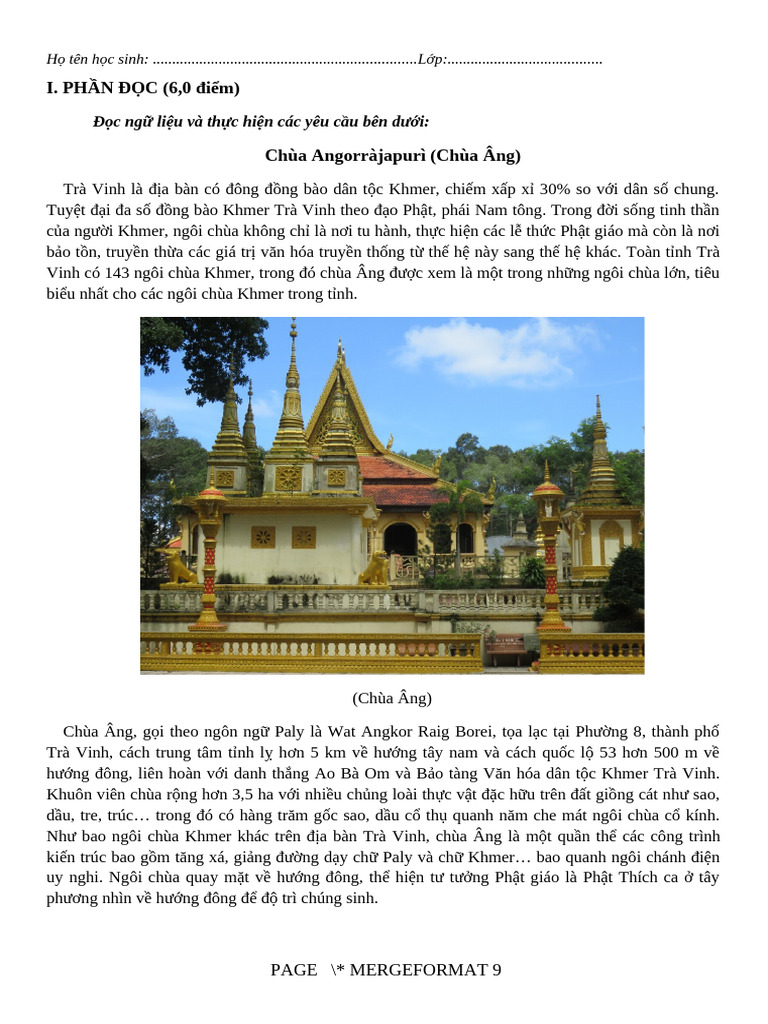 VB Thông Tin. Chùa Âng | PDF
