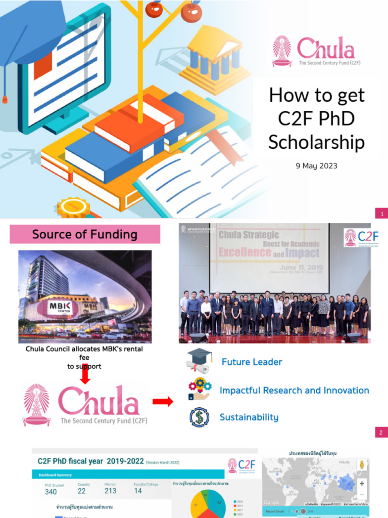 How To Get C2F PHD Scholarship 2023 | PDF | Doctor Of Philosophy | University
