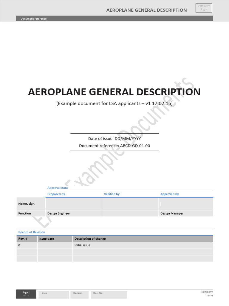 ABCD Aircraft General Description | PDF | Empennage | Aerospace