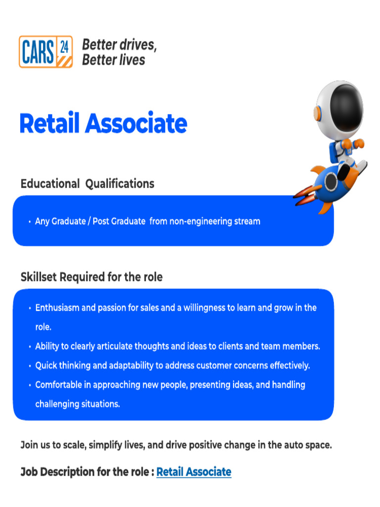 Retail Associate Job Description | PDF