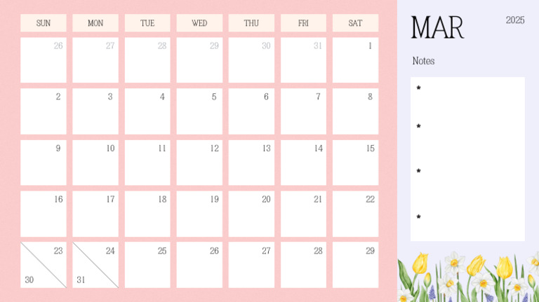 Calendar March | PDF
