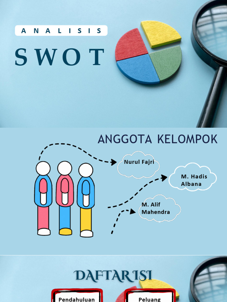 T2.4 Demonstrasi Kontekstual - KELOMPOK - Presentasi Analisis SWOT | PDF