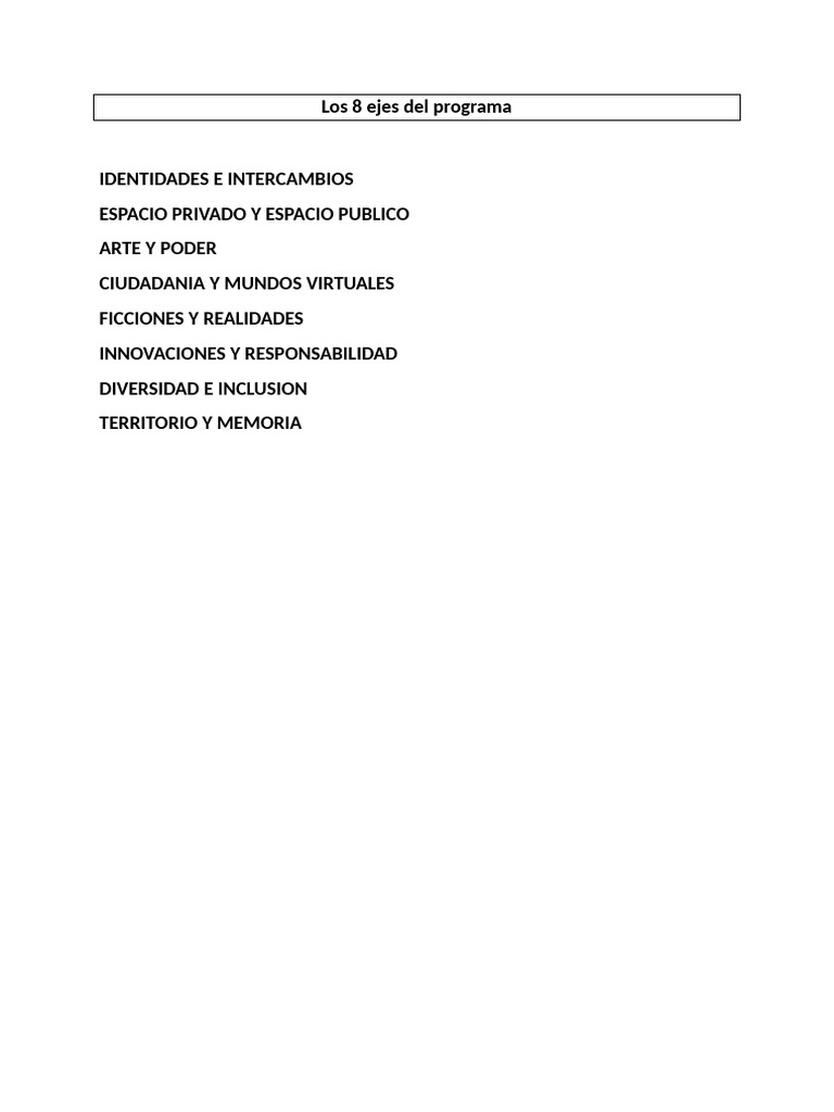 Ejes - Tematicos (1) 4 | PDF