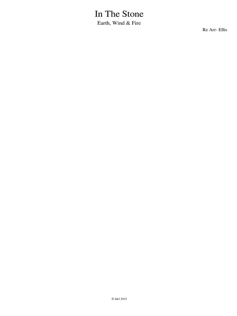 In The Stone Earth Wind Fire in The Stone | PDF | Drum Kit | Music Technology