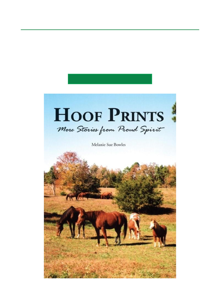 Hoof Prints: Stories from Proud Spirit | PDF
