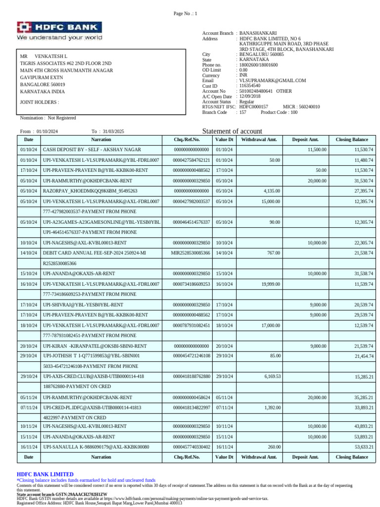 Acct Statement - XX0641 - 10042025 | PDF