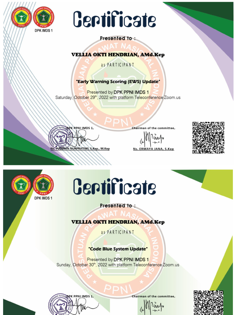 Vellia Okti Hendrian, Amd - Kep | PDF