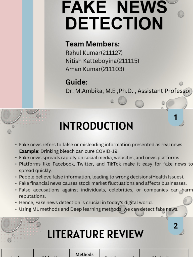 fake_news_prediction_review_2 | PDF | Machine Learning | Learning