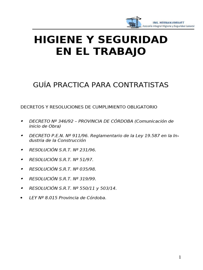 Manual Contratistas | PDF