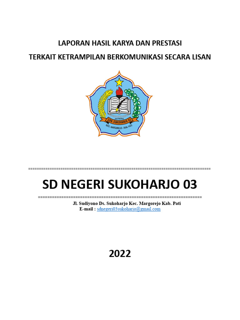 5.2 laporan hasil karya dan prestasi terkait ketrampilan komunikasi yang efektif secara lisan | PDF