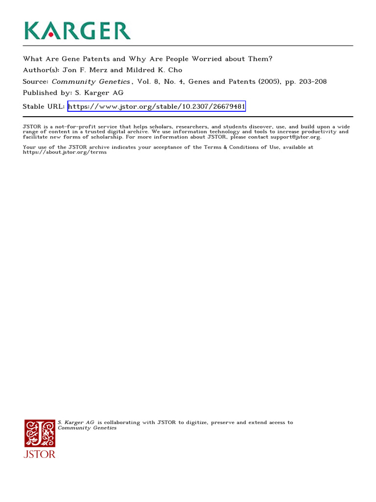 What Are Gene Patents and Why Are People Worried About Them | PDF ...
