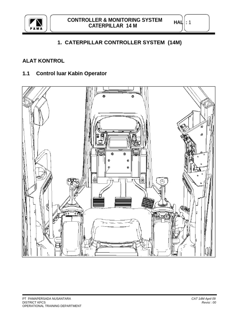 Modul Instrumen Panel & Kontrol Cat 14M | PDF