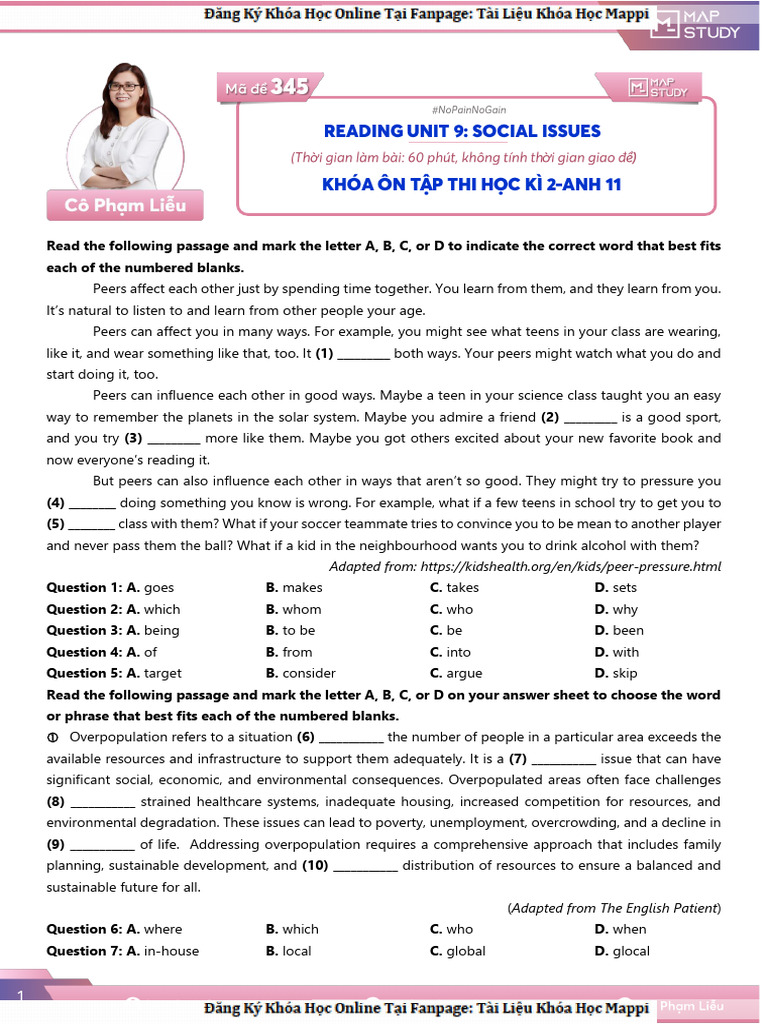 READING UNIT 9- SOCIAL ISSUES- ENGLISH 11 | PDF | Bullying | Crimes