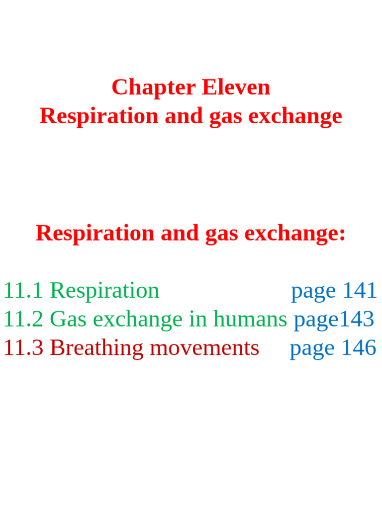 10th Grade Chapter 11 Part 3 (Breathing Movements) | PDF | Breathing | Respiratory System