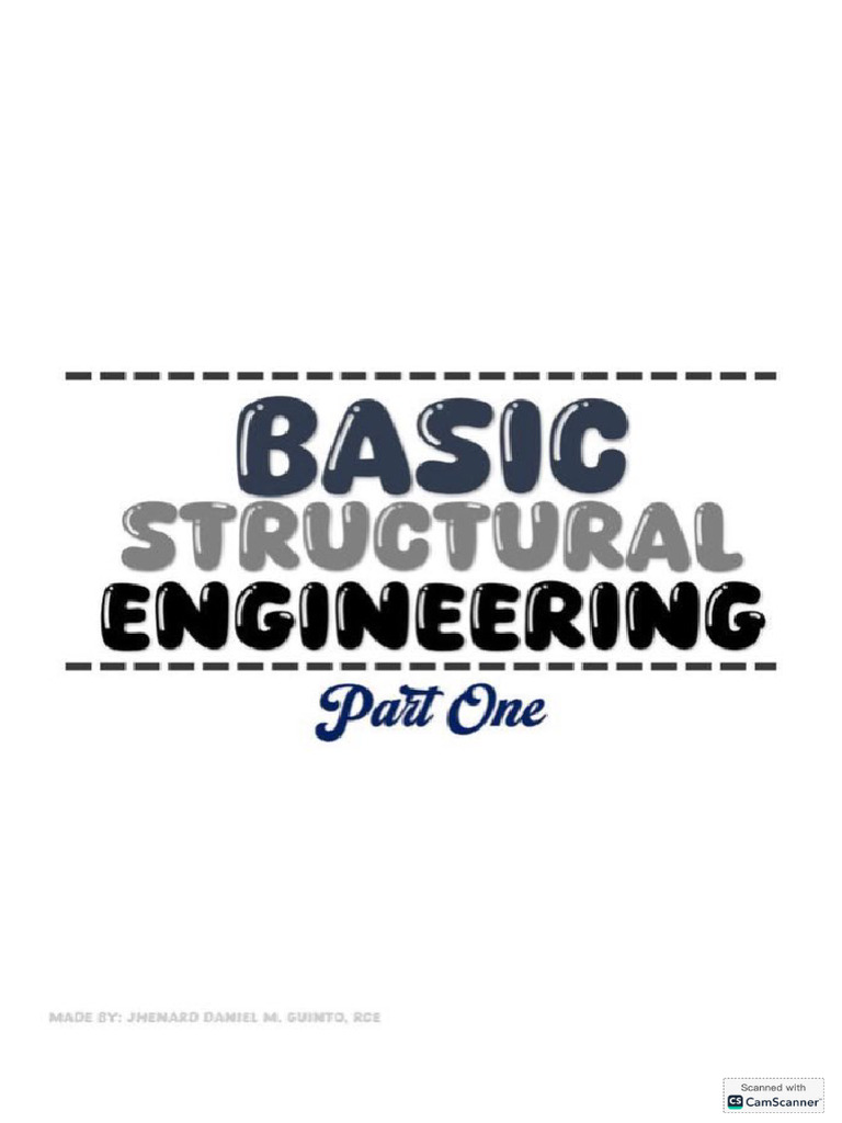 Basic Structural Engineering Formulas | PDF