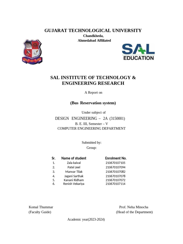 De Sem 5 Final22 Doc (3) (1) | PDF | Use Case | Databases
