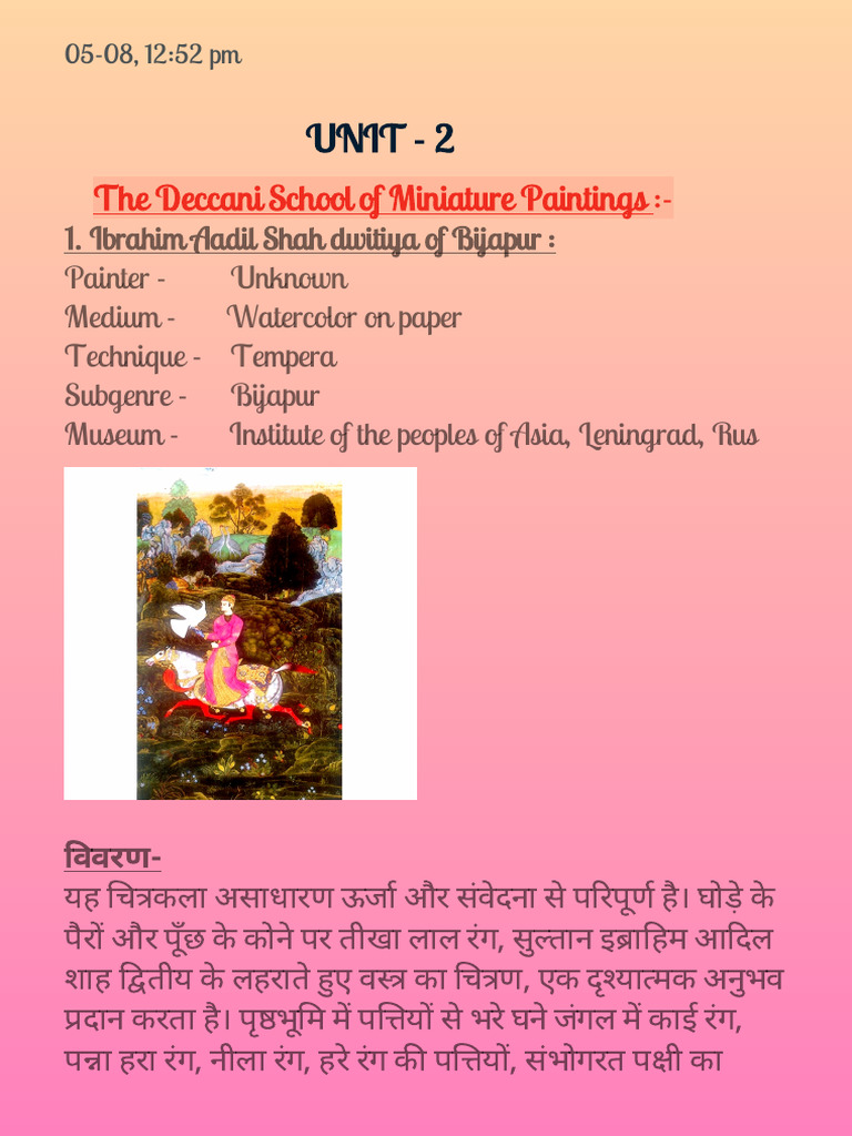 Rigi - File - nC7YE15F3aThe Miniature Painting of Deccani School | PDF