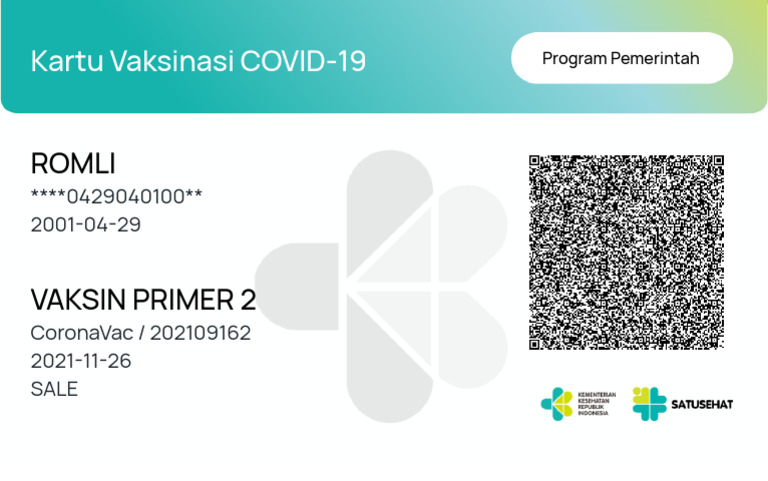 Sertifikat-Vaksin-Dosis 2-974 | PDF