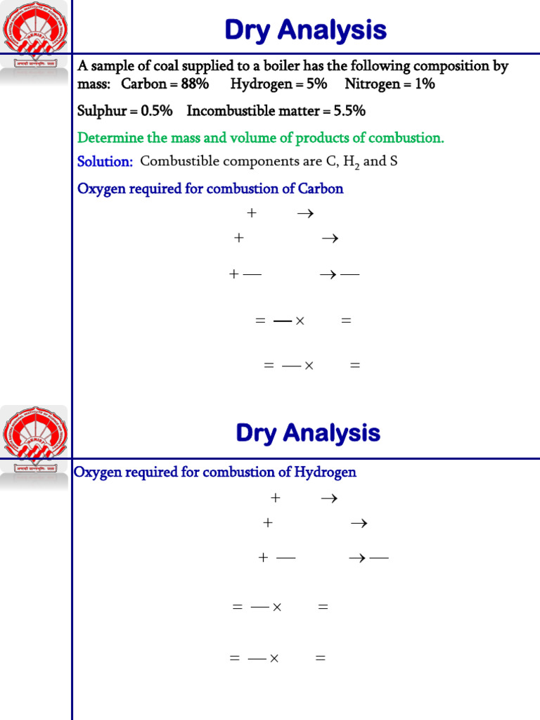 Dry Analysis of Combustion Products | PDF | Combustion | Atmosphere Of ...