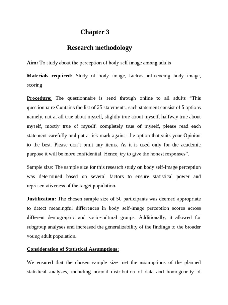 Chapter 3 Research Methodology | PDF | Sampling (Statistics) | Survey ...