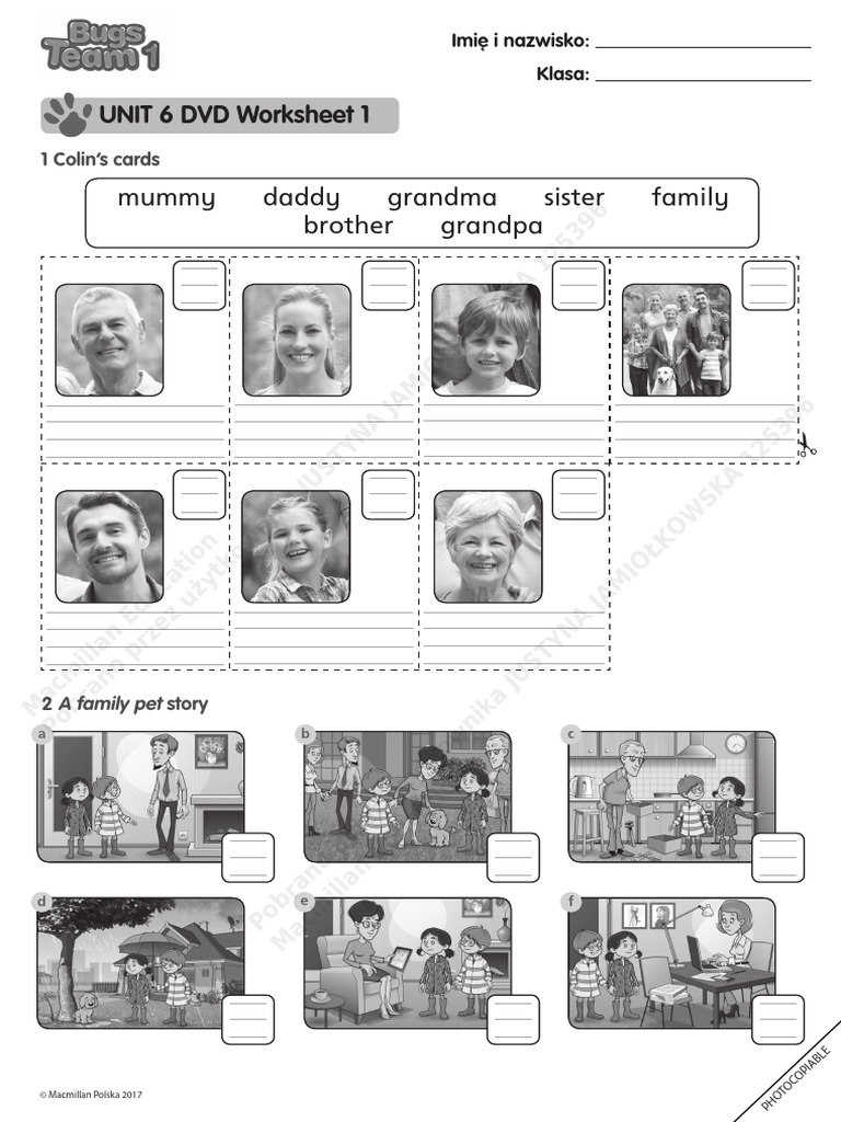 BT1 Unit 6 DVD Worksheets | PDF