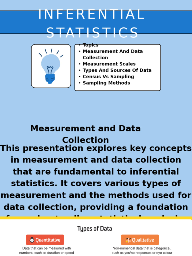 Measurement and Data Collection | PDF | Sampling (Statistics) | Level ...