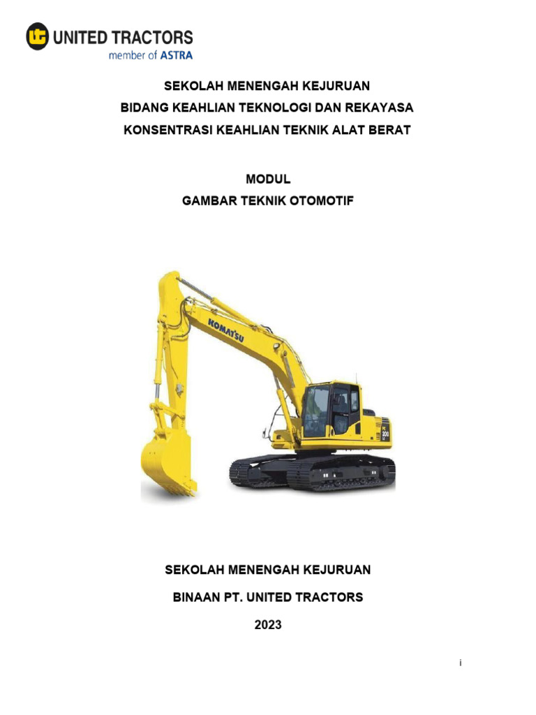 Modul Gambar Teknik Otomotif SMK | PDF