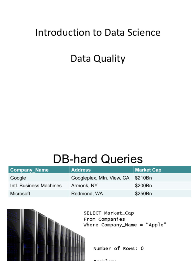 Understanding Data Quality Issues | PDF | Data Quality | Data