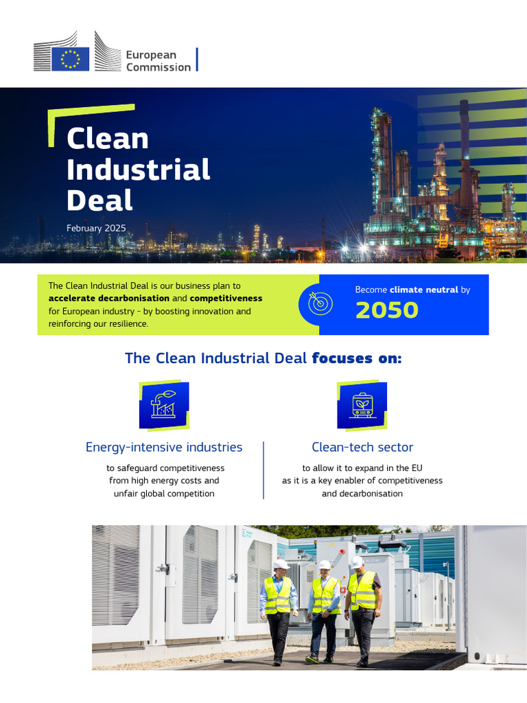 Clean Industrial deal-KA0125004ENN | PDF | Clean Technology | Climate ...