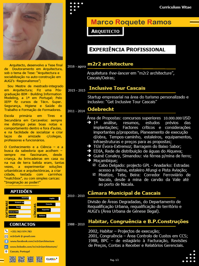 Curriculum Vitae de Marco Roquete Ramos | PDF