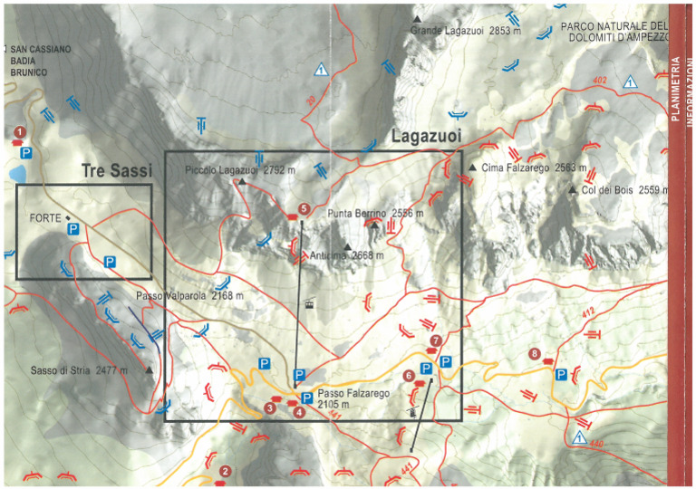 Cartina Lagazuoi | PDF