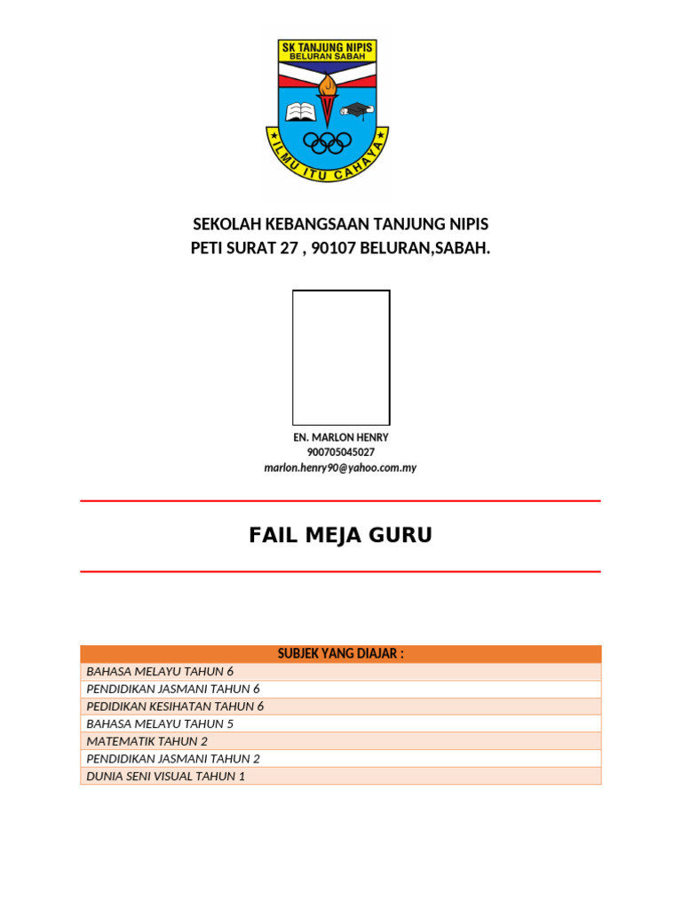 Fail Meja Guru | PDF