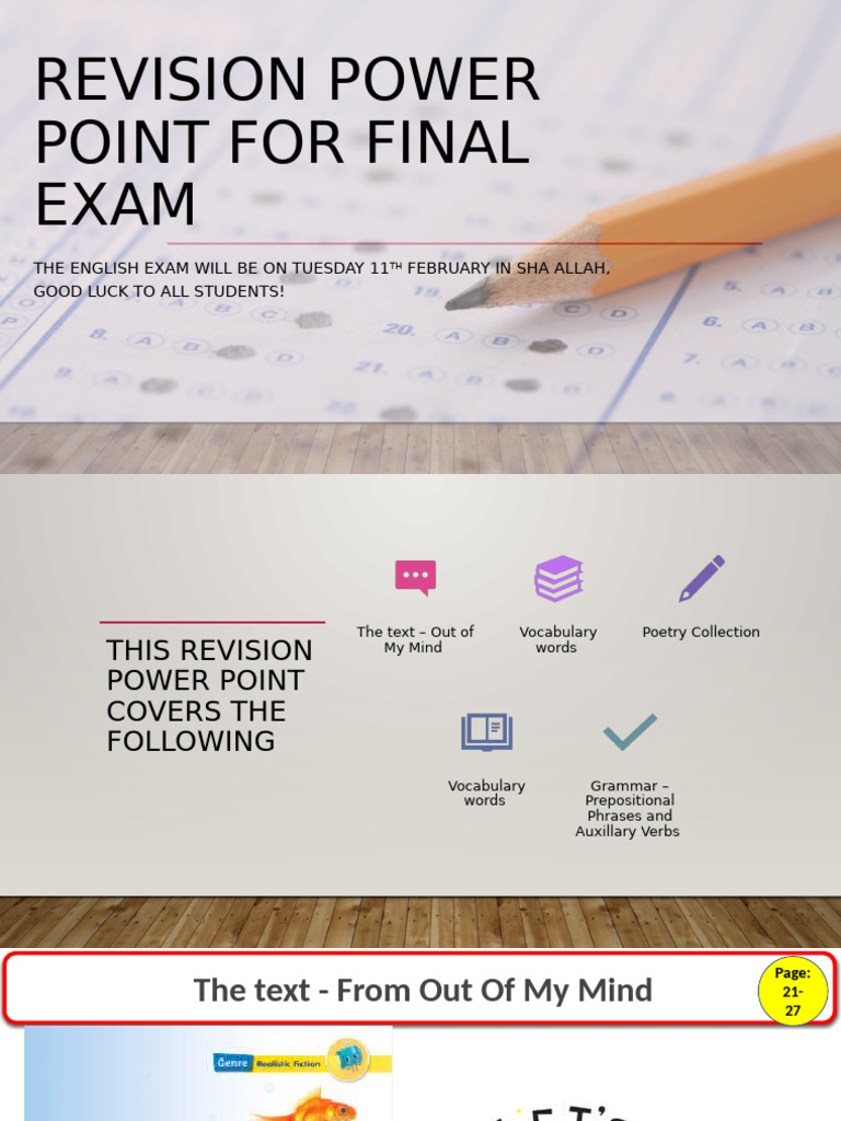 English Exam Revision | PDF | Vocabulary | Noun