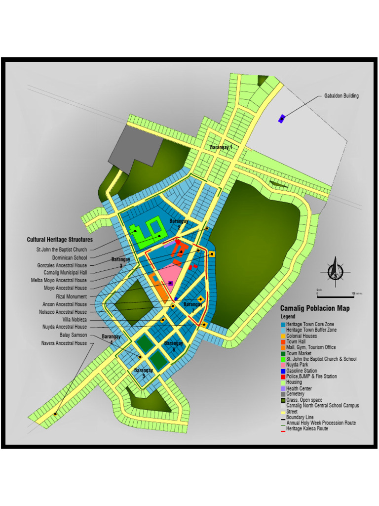 Camalig Heritage Town Map A01 | PDF