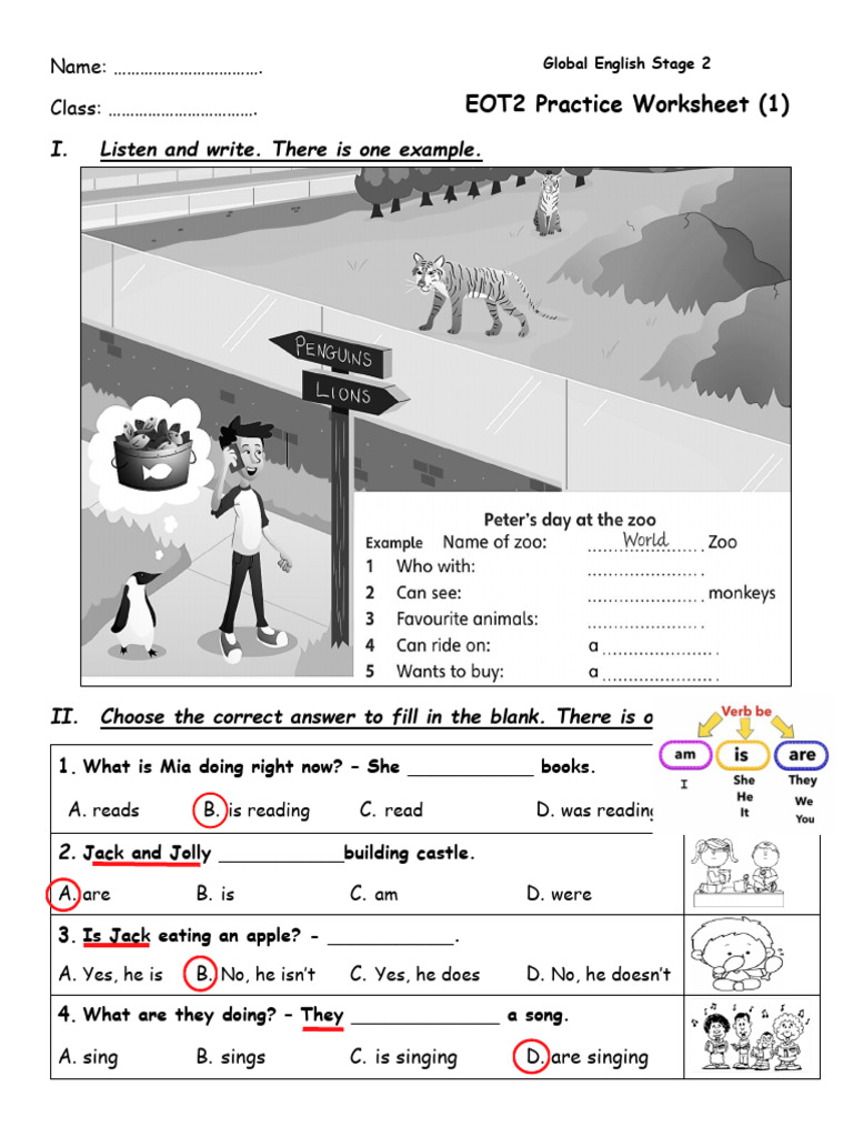 (Key) EOT2 Practice Worksheet (1) | PDF