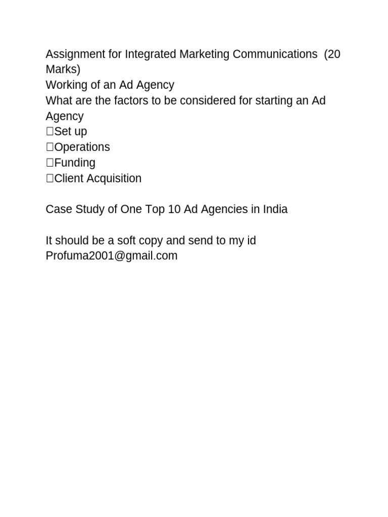 Starting an Ad Agency: Key Factors | PDF