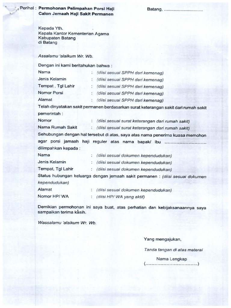 BLANGKO-PELIMPAHAN-SAKIT-PERMANEN | PDF