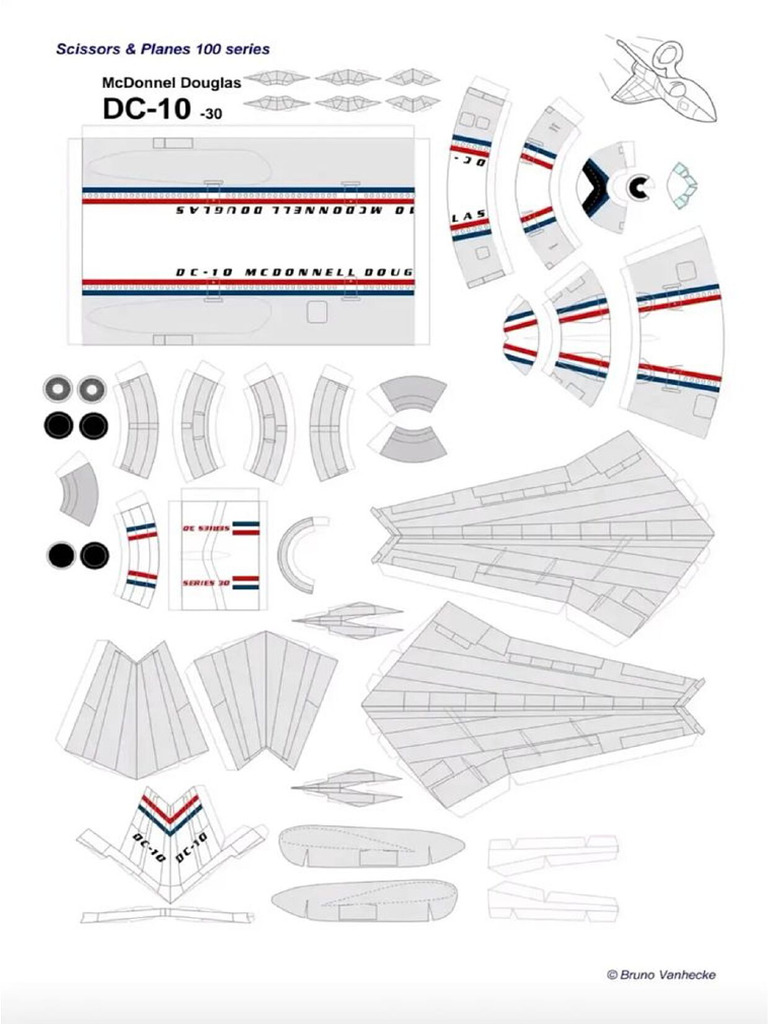 Dc-10 House Livery Papercraft | PDF