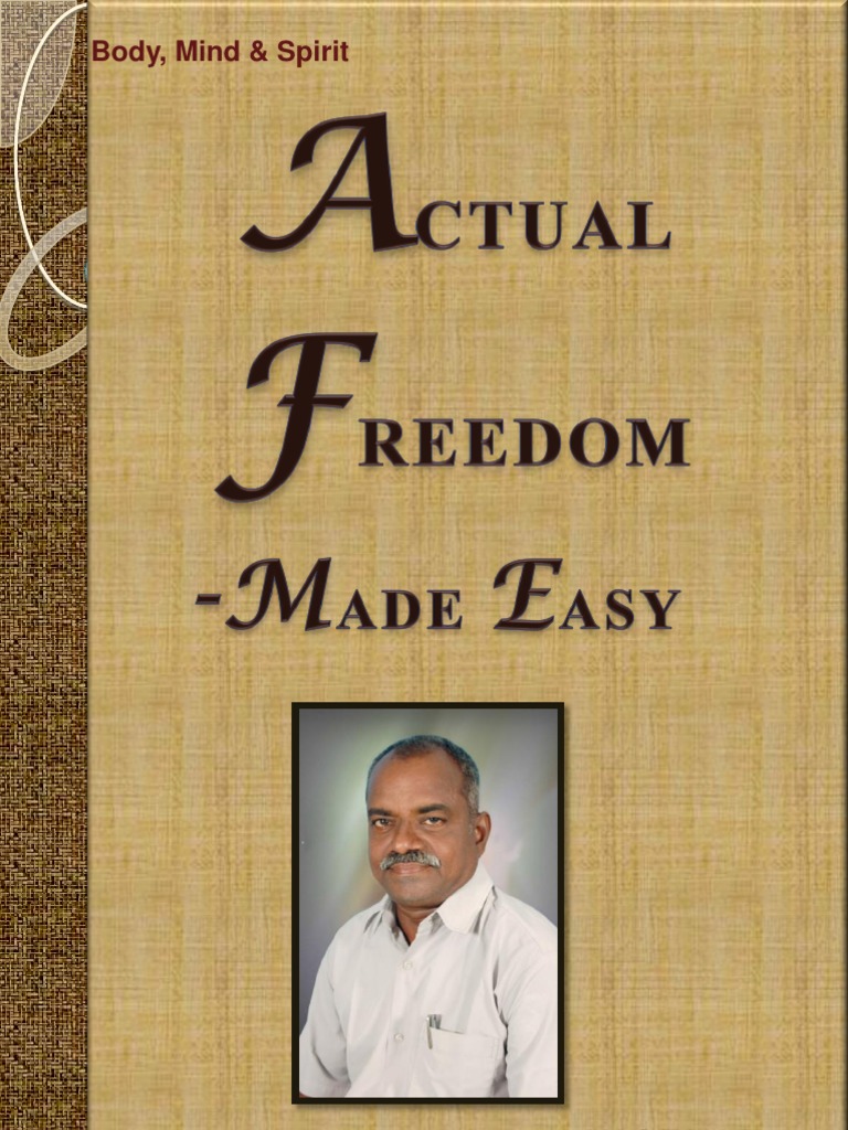 Actual Freedom: A Personal Journey | PDF | Karma | Reincarnation