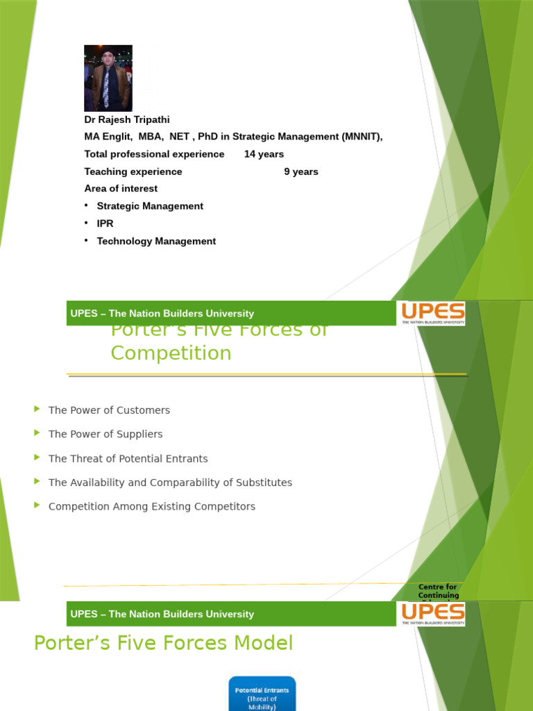 Porters Five Force Model | PDF | Financial Economics | Marketing