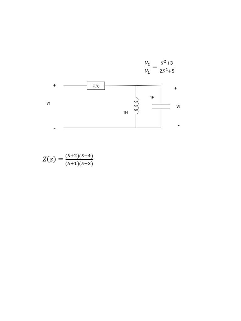 Network Synthesis and RC Impedance Test | PDF
