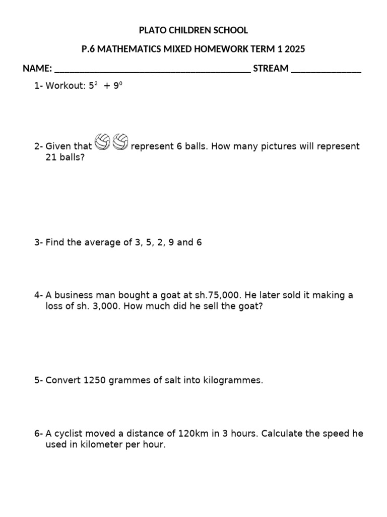 p.6 Homework | PDF