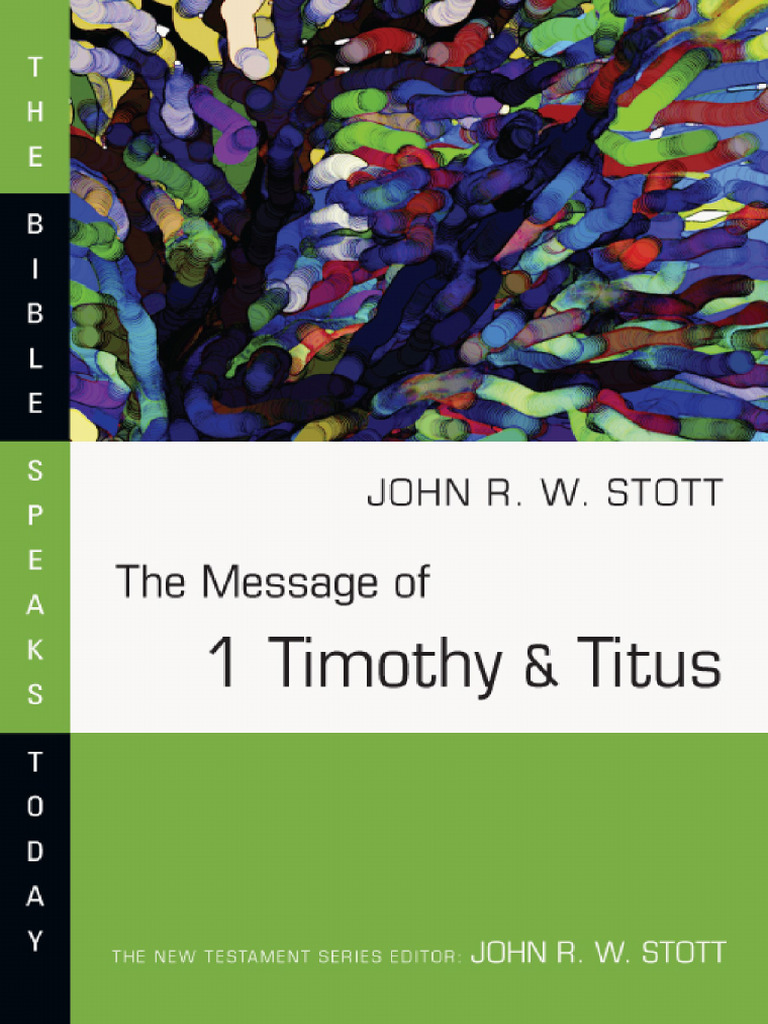 (1 Timoteo y Tito) - John Stott | PDF | Pablo el apóstol | Biblia