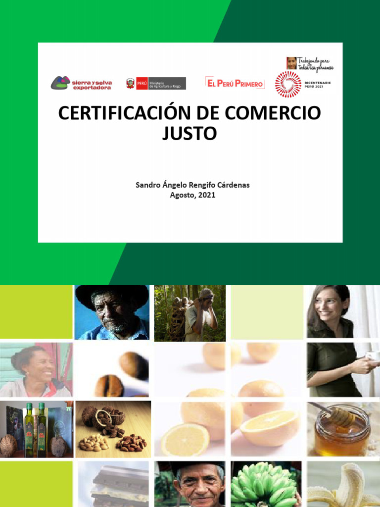 Comercio Justo: Certificación y Beneficios | PDF | Comercio justo ...