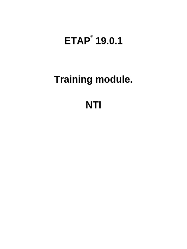 Etap Getting Started | PDF | Direct Current | System