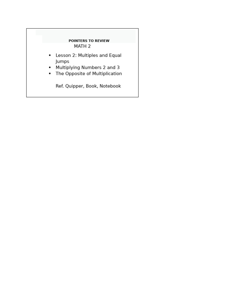 Pointers To Review Third Quarter Grade Polite | PDF